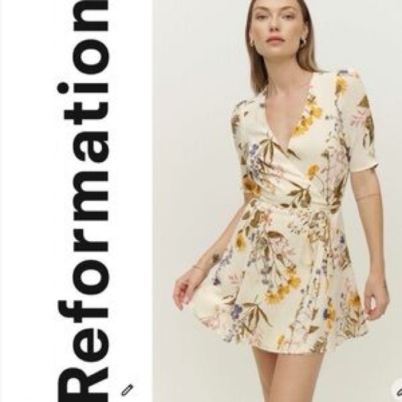 Reformation | Dresses | Reformation Lucky Dress In Frolic | Poshmark